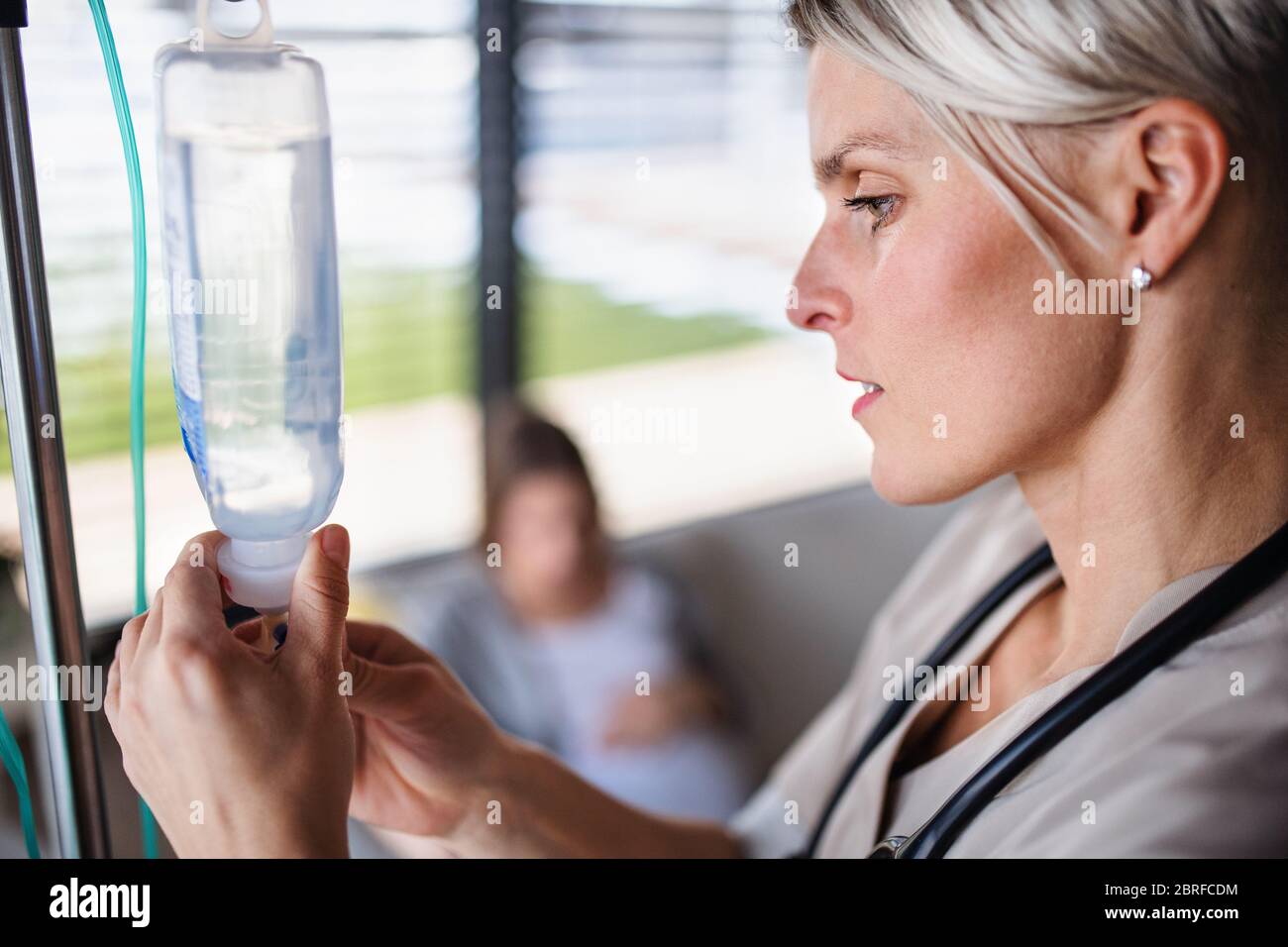 Iv drip home hi-res stock photography and images - Alamy