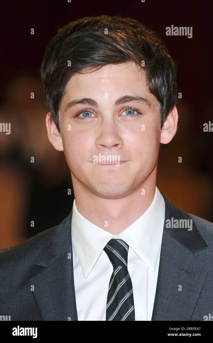 Logan Lerman attends The World Premiere of The Three Musketeers, Vue ...
