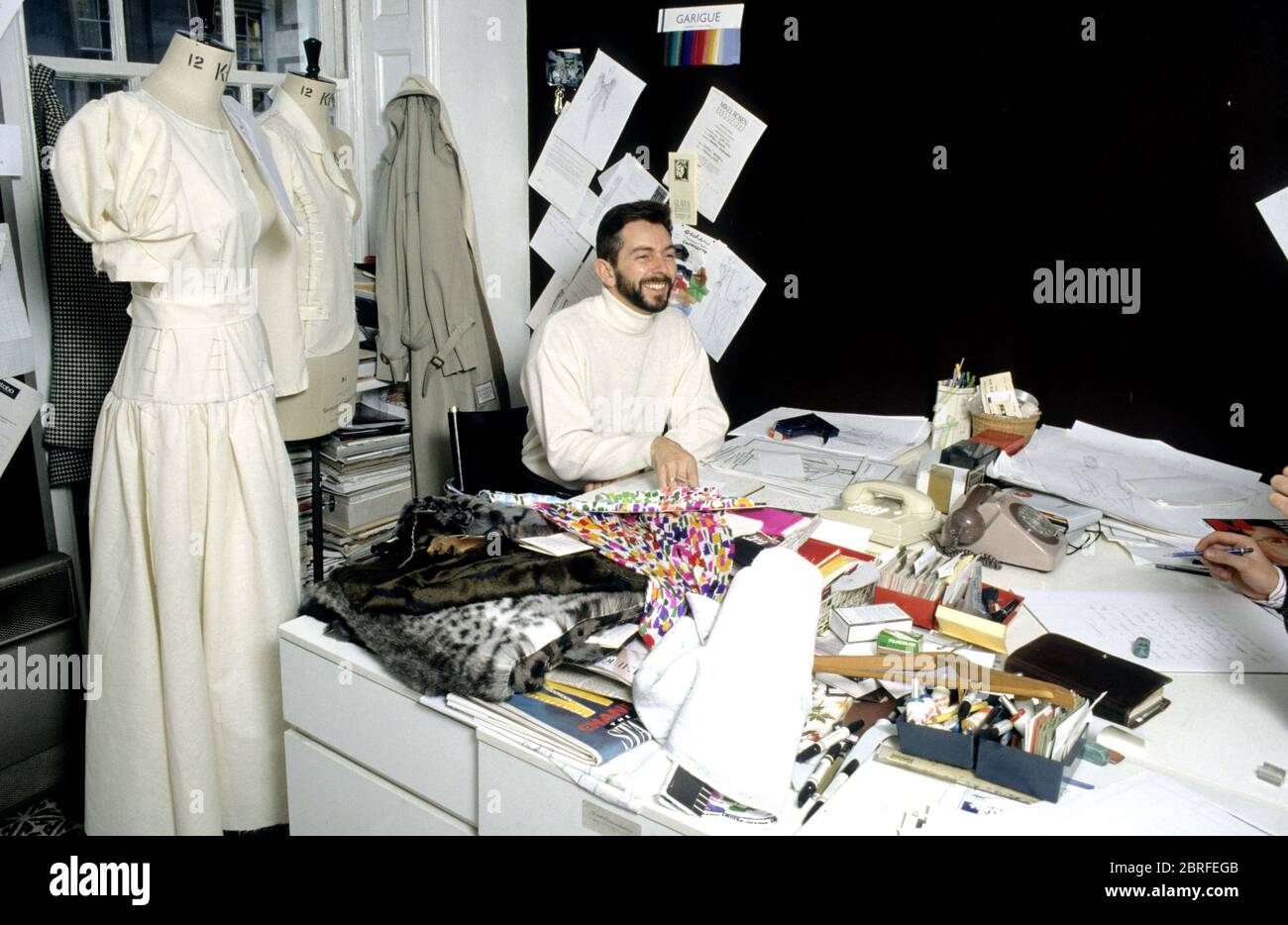 Royal warrant dressmaker to HM Queen Elizabeth II, Sir Hardy Amies. Jon ...