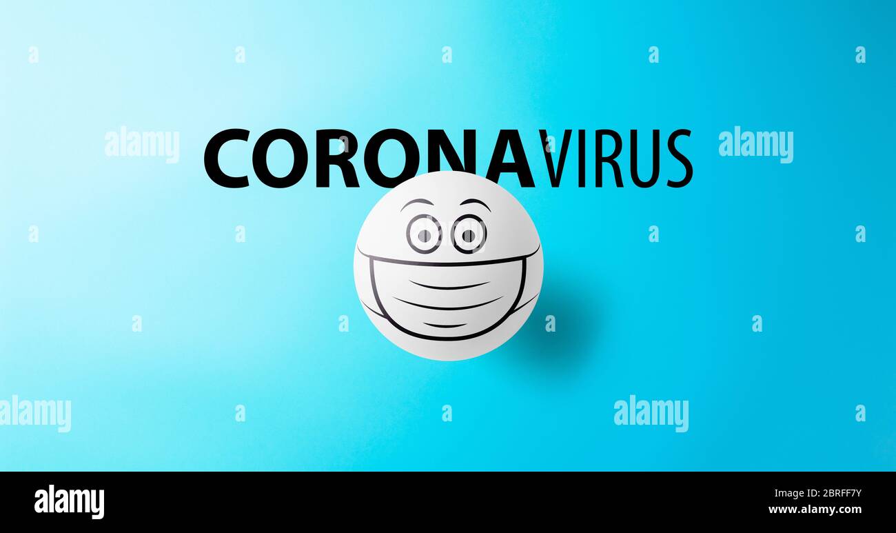 Wearing mask to prevent corona virus, coronavirus and protection ...