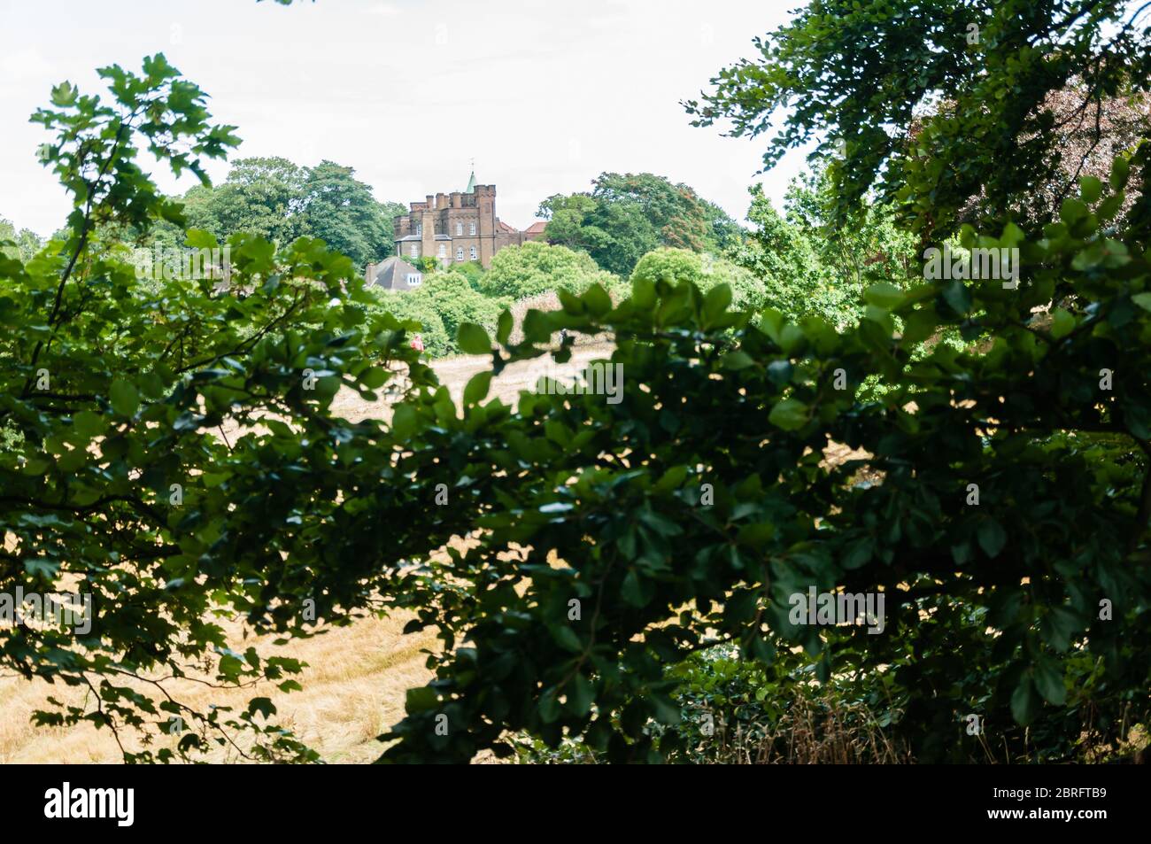Vanbrugh Castle, viewed from Greenwich Park, South East London, in ...