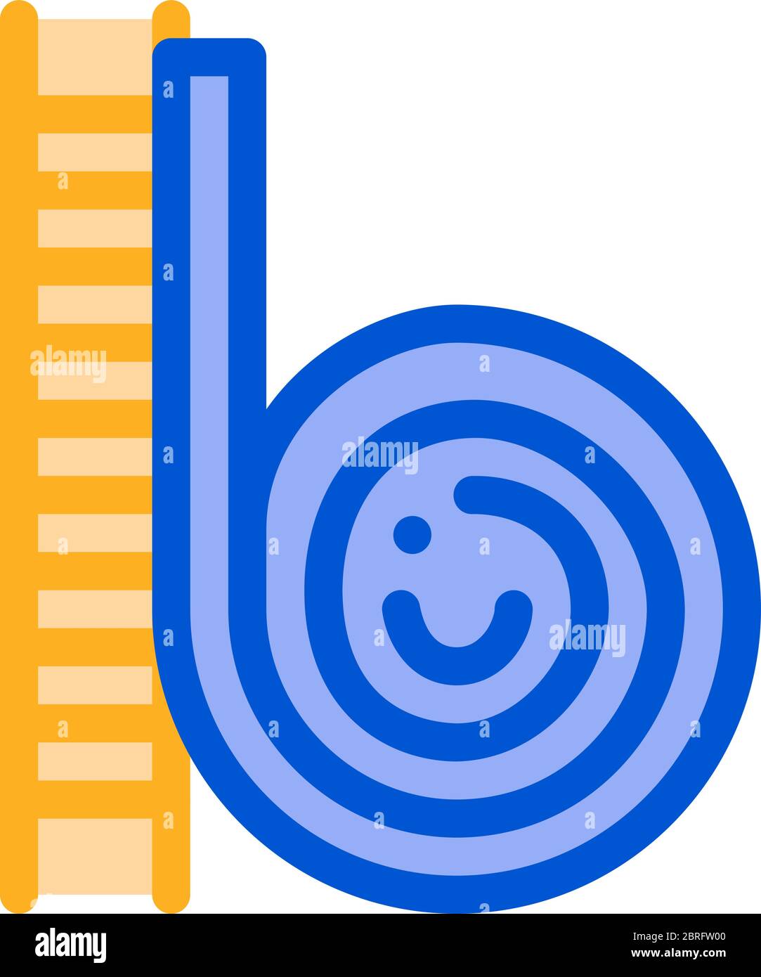 snail creeping up icon vector outline illustration Stock Vector Image ...