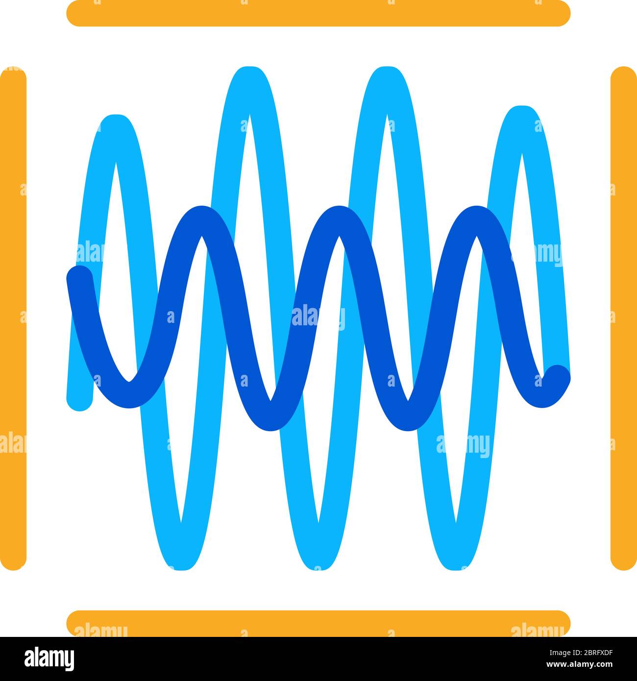 sound diagnostics icon vector outline illustration Stock Vector Image ...