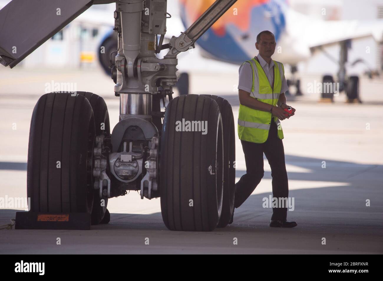 Glasgow, Scotland, UK. 21 May 2020. Pictured: Pilot - Stuart Rawlinson ...