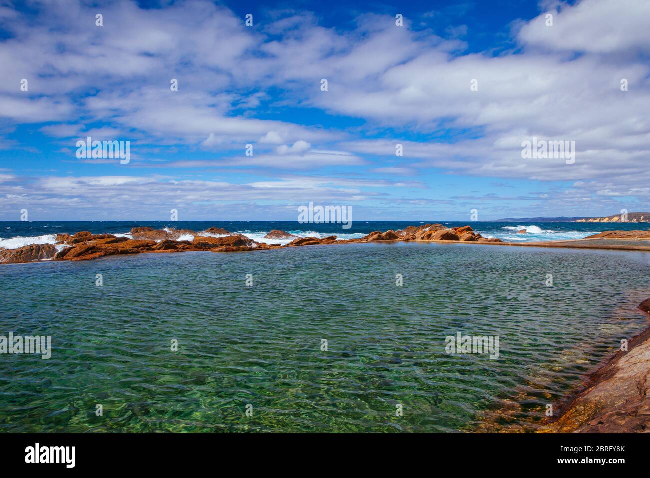 Bermagui Blue Pool Stock Photo - Alamy