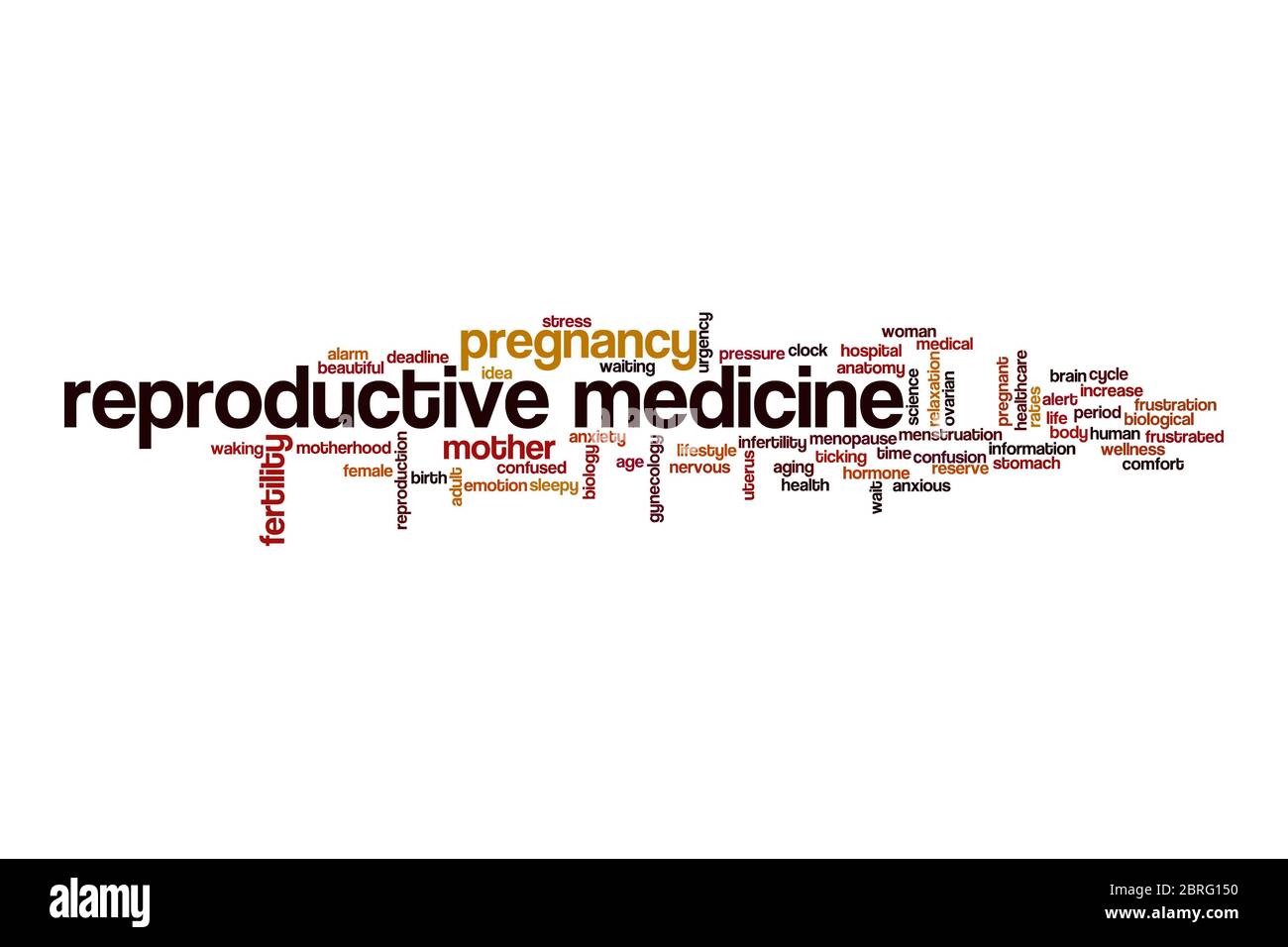 Reproductive medicine concept on white background Stock Photo - Alamy