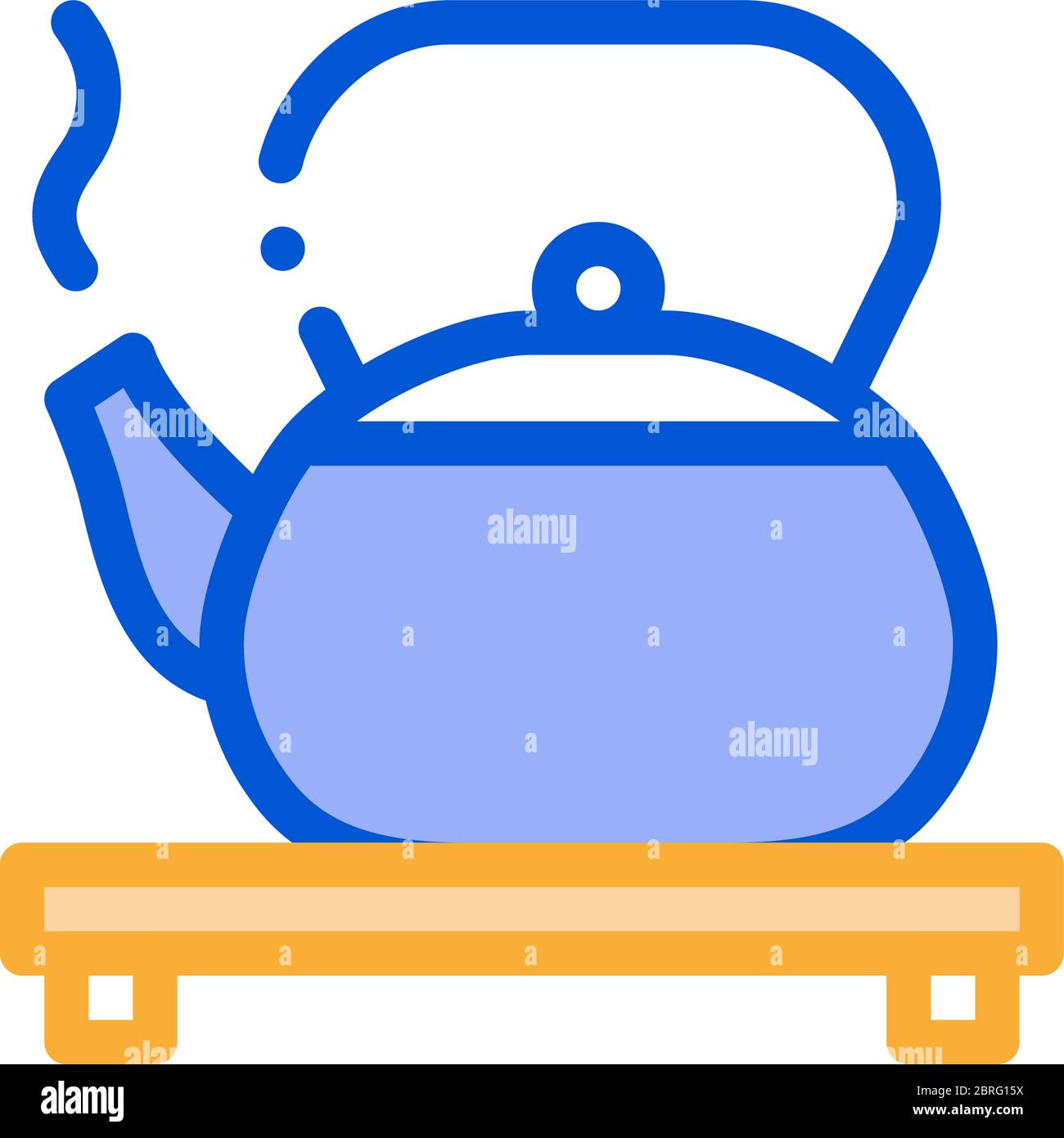 Hot kettle on stand icon hi-res stock photography and images - Alamy