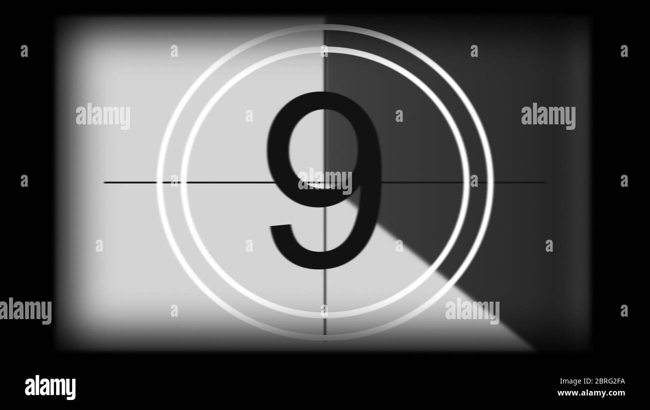 Old movie countdown hi-res stock photography and images - Alamy