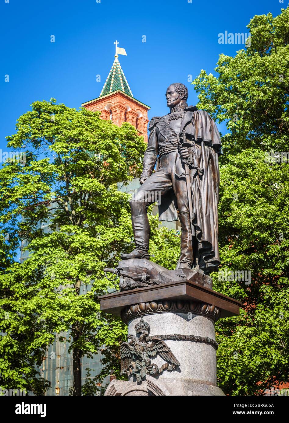 Bronze statue russian tsar alexander hi-res stock photography and ...