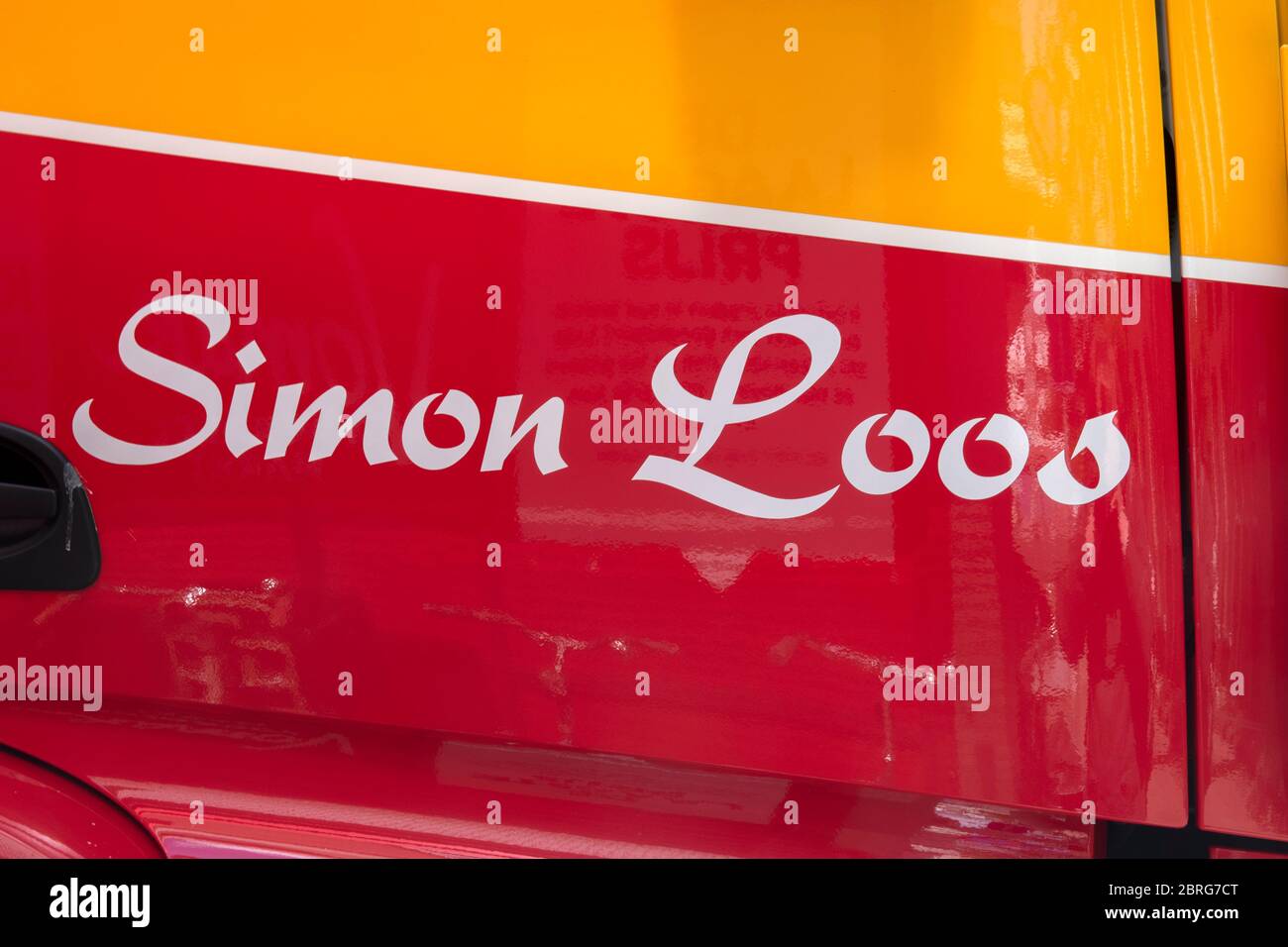 Logo Simon Loos Company Truck At Amsterdam The Netherlands 15 May 2020 ...