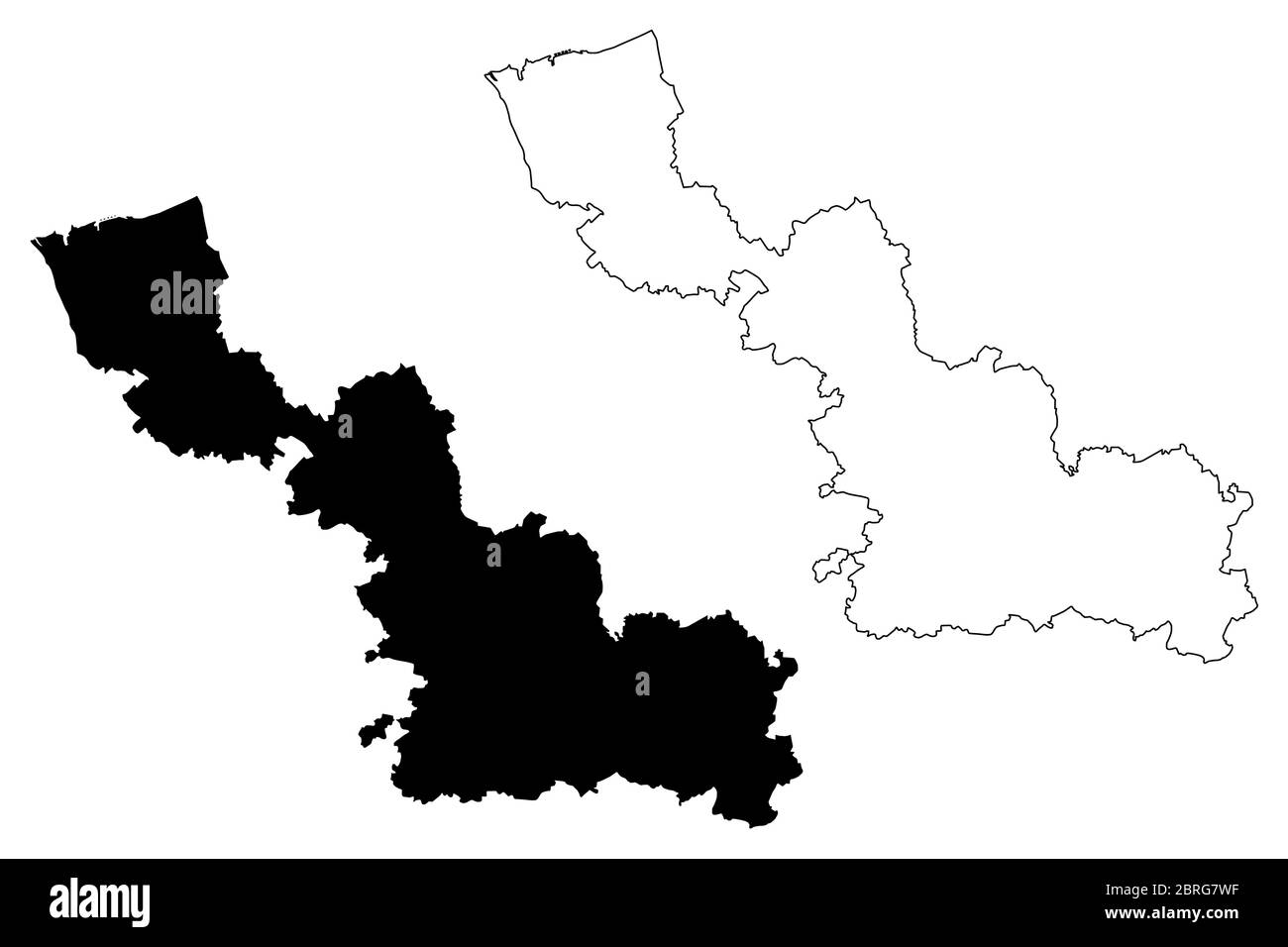 Nord Department (France, French Republic, Hauts-de-France region) map ...