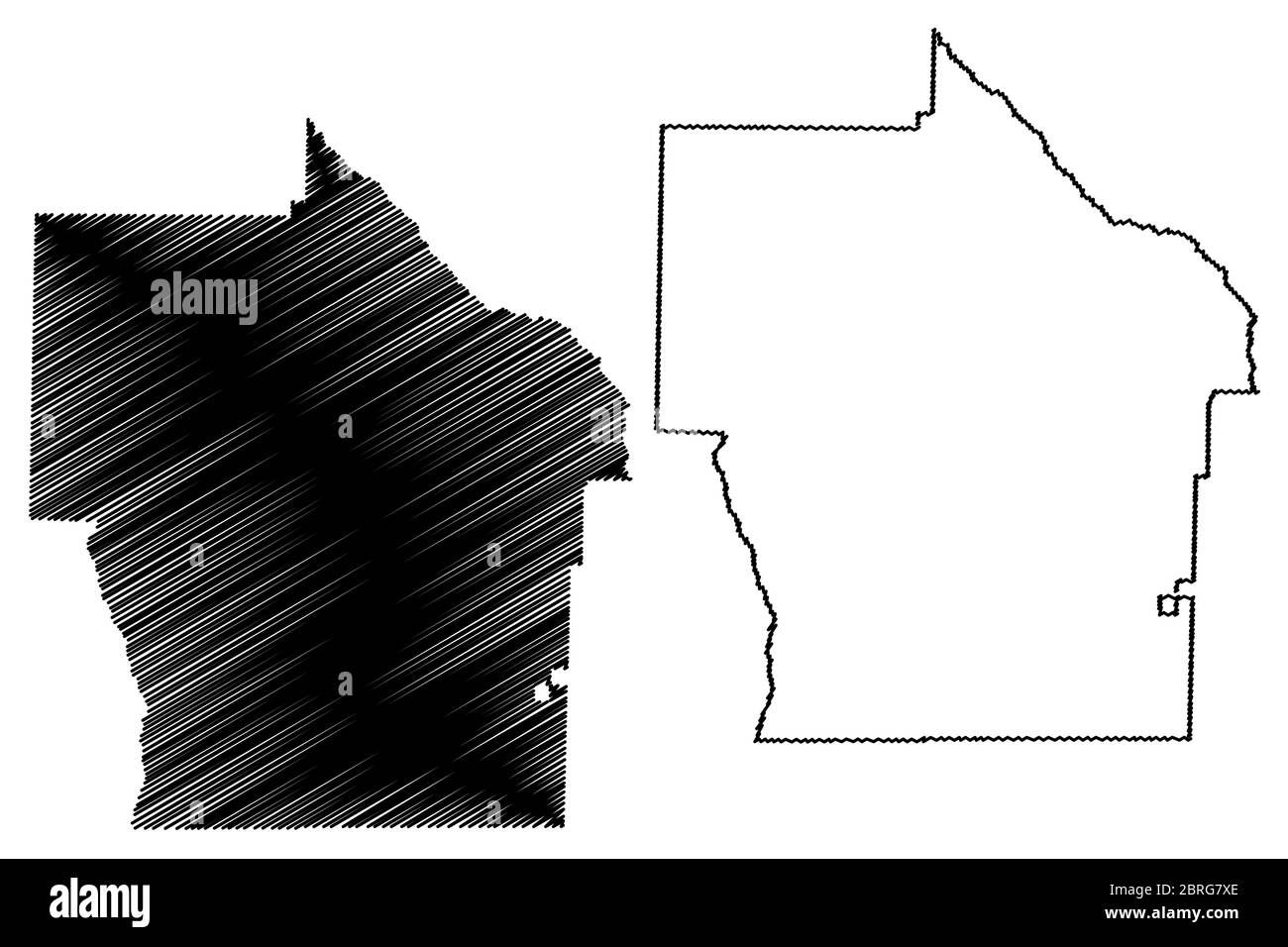 Map of terrell Stock Vector Images - Alamy