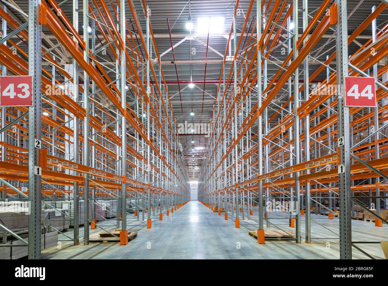 A big modern factory warehouse Stock Photo - Alamy