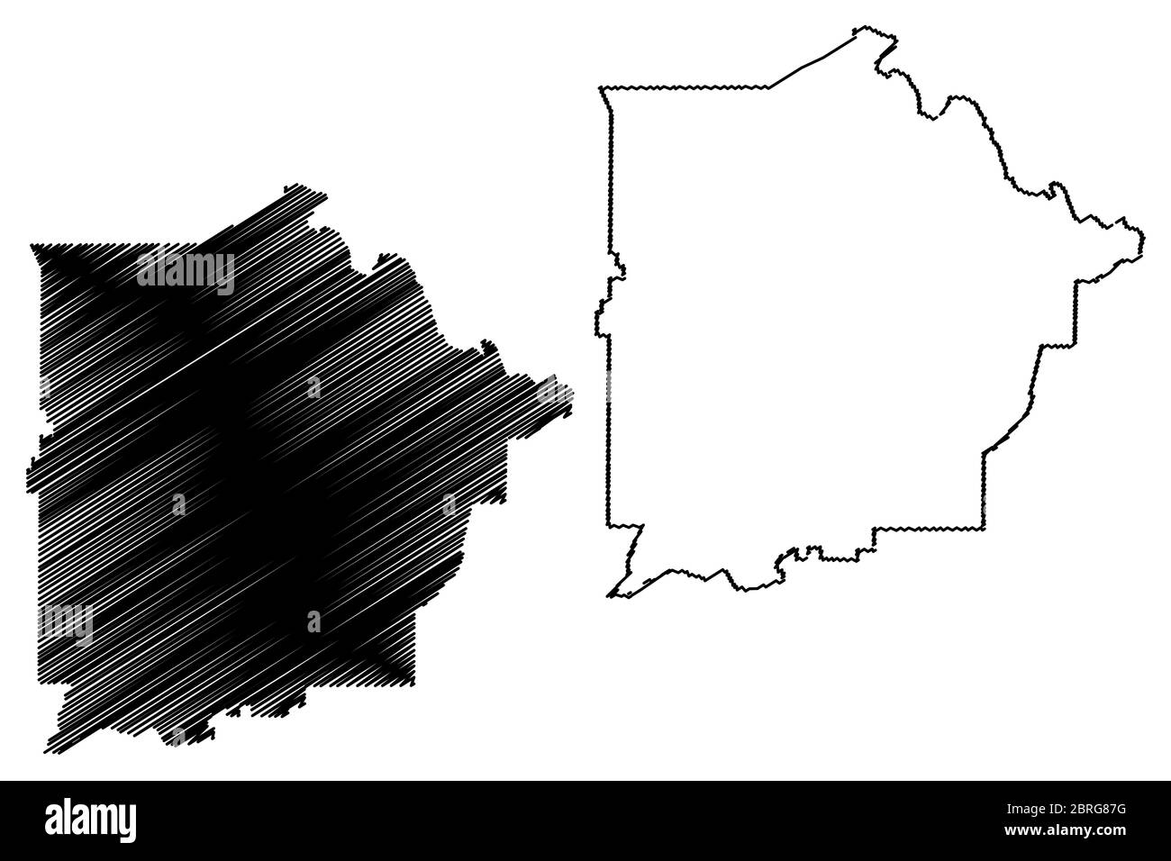 Talbot vector outline map hi-res stock photography and images - Alamy