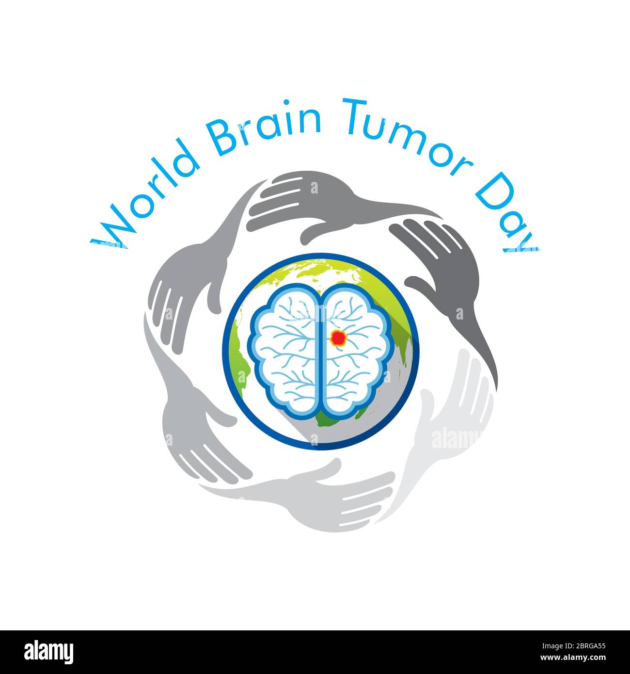 World Brain Tumor Day Vector Illustration. use for greeting card ...