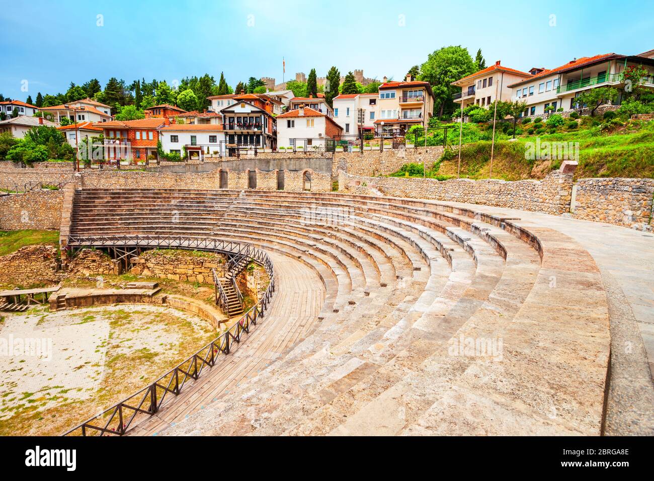 The Ancient theatre of Ohrid of the Hellenistic period is located in ...