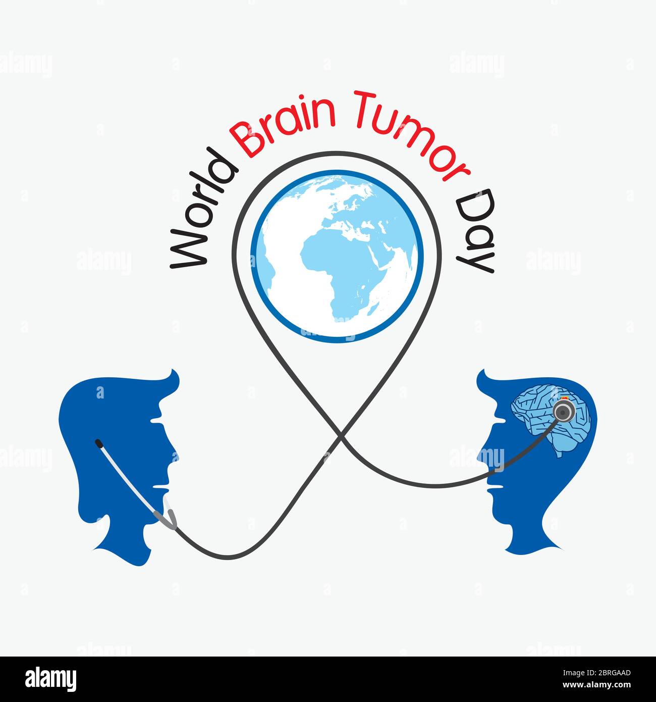 World Brain Tumor Day Vector Illustration. use for greeting card ...