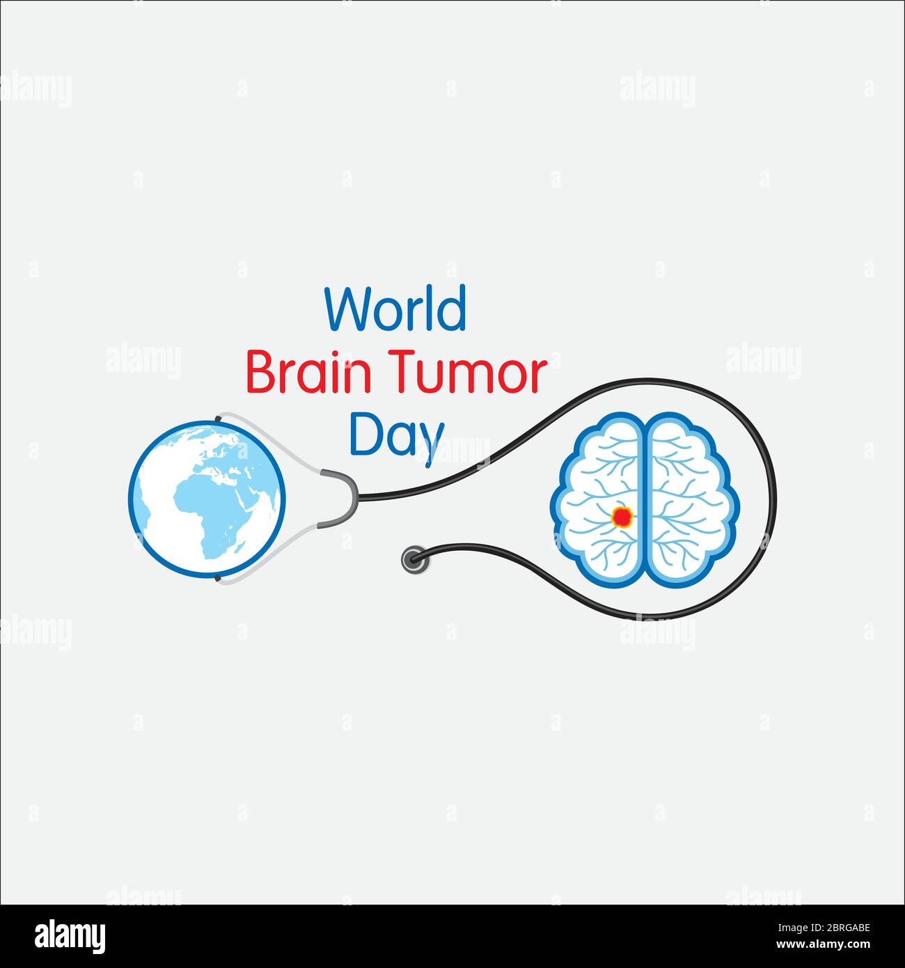 World Brain Tumor Day Vector Illustration. use for greeting card ...