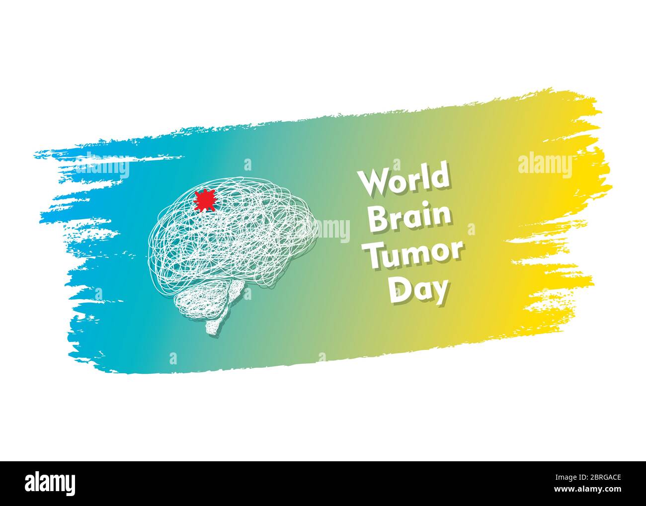 World Brain Tumor Day Vector Illustration. use for greeting card ...