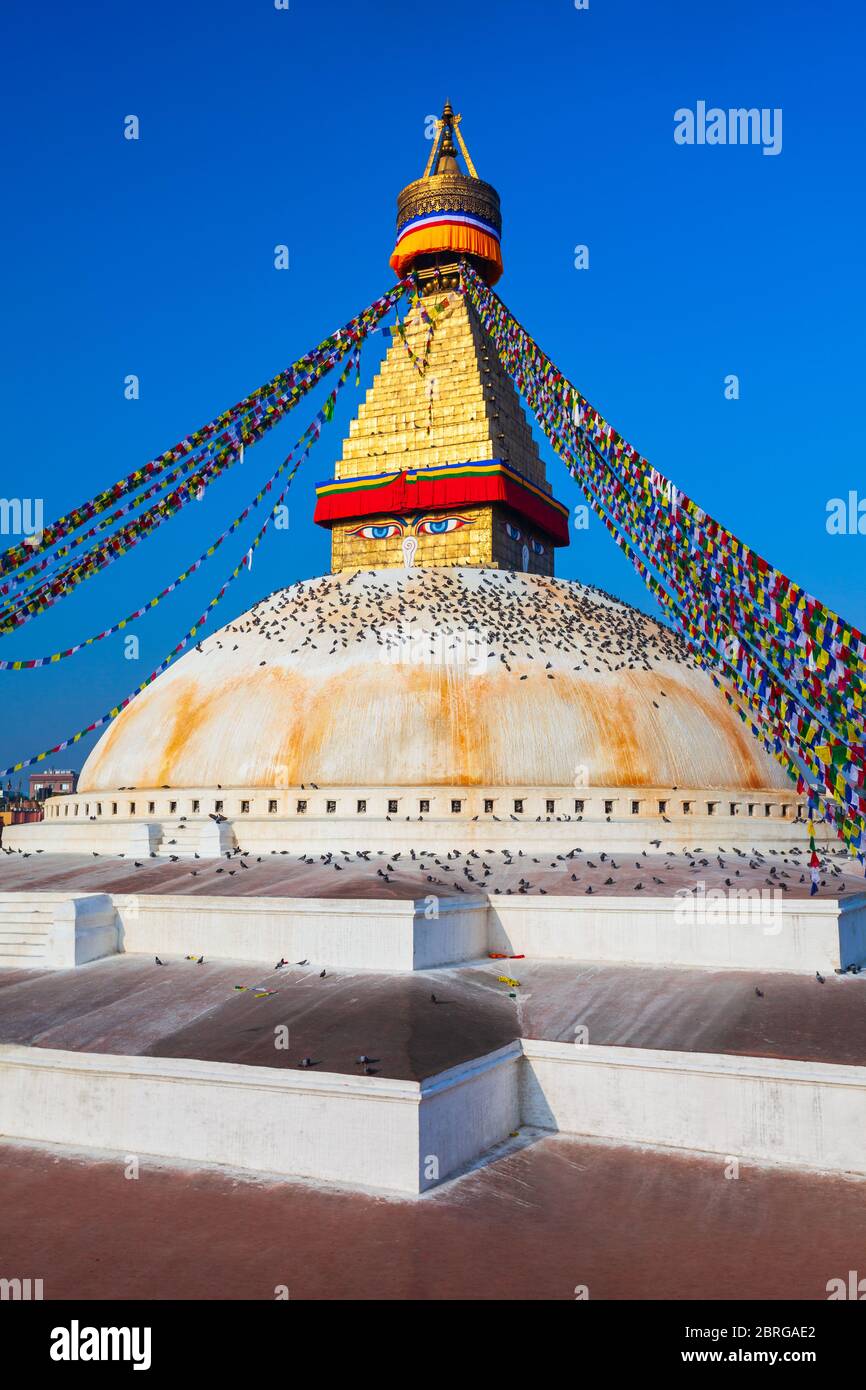 Nepal boudhanath landscape hi-res stock photography and images - Alamy