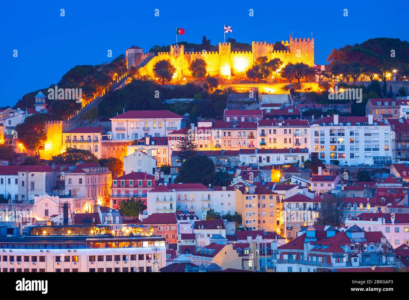 Saint George Castle or Castelo de Sao Jorge is a historic castle in the ...