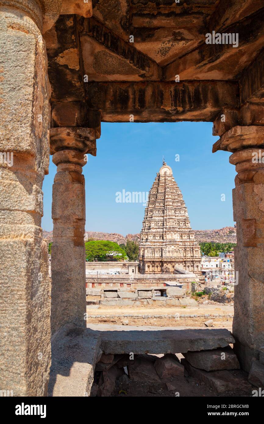 Virupaksha Temple at Hampi, was the centre of the Hindu Vijayanagara ...