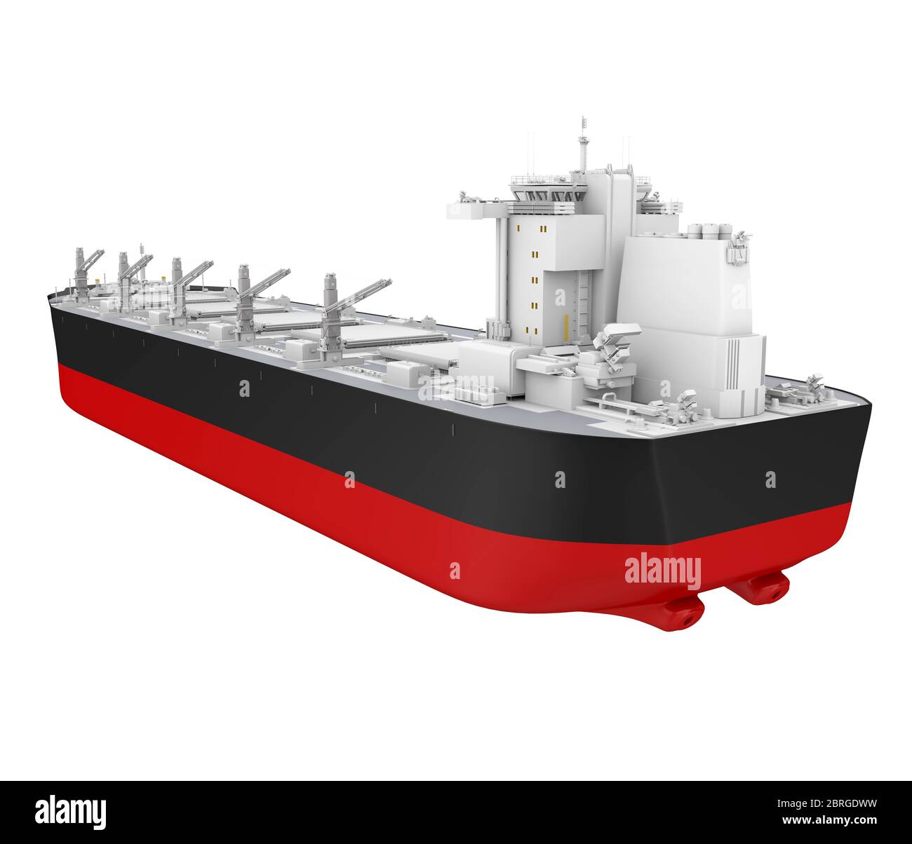 Freight Ship Isolated Stock Photo - Alamy