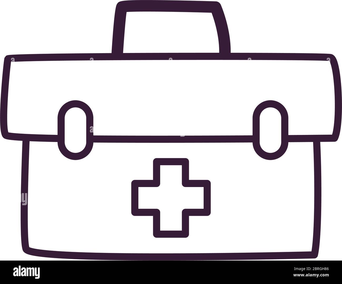 kit line style icon design of Medical care health and emergency theme ...