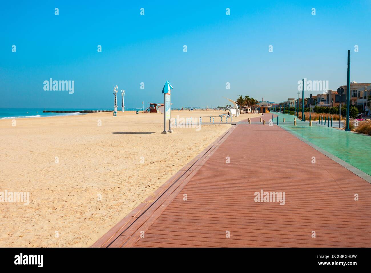Kite Beach is a public beach in Dubai city in UAE Stock Photo - Alamy