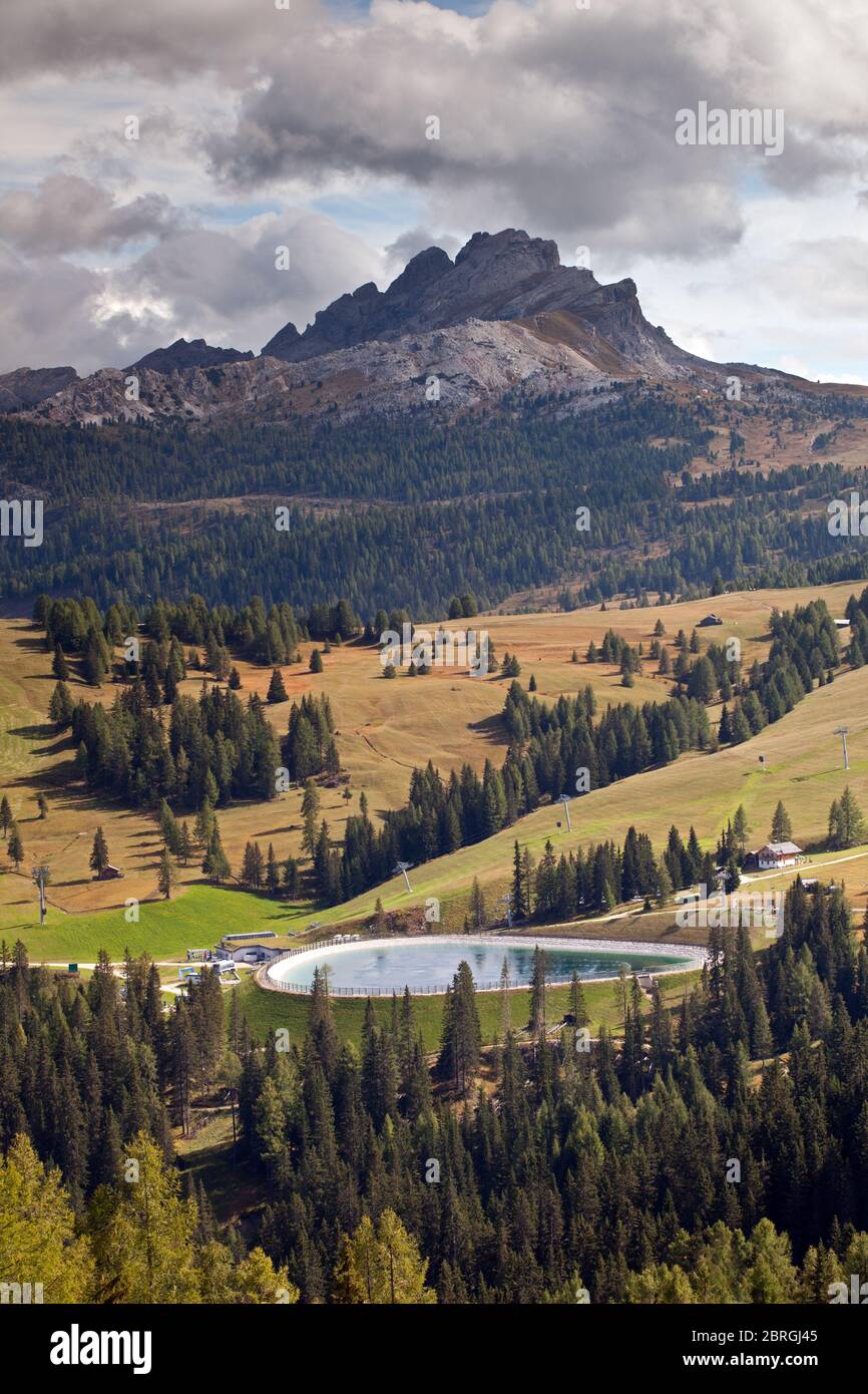 Pralongia Plateau from Piz La Ila Stock Photo - Alamy