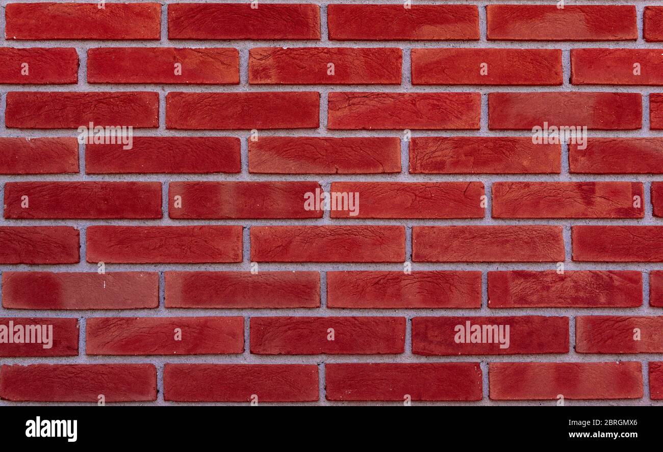 Classic Laid Red Brick Building Wall Perfect Square Stock Photo - Alamy