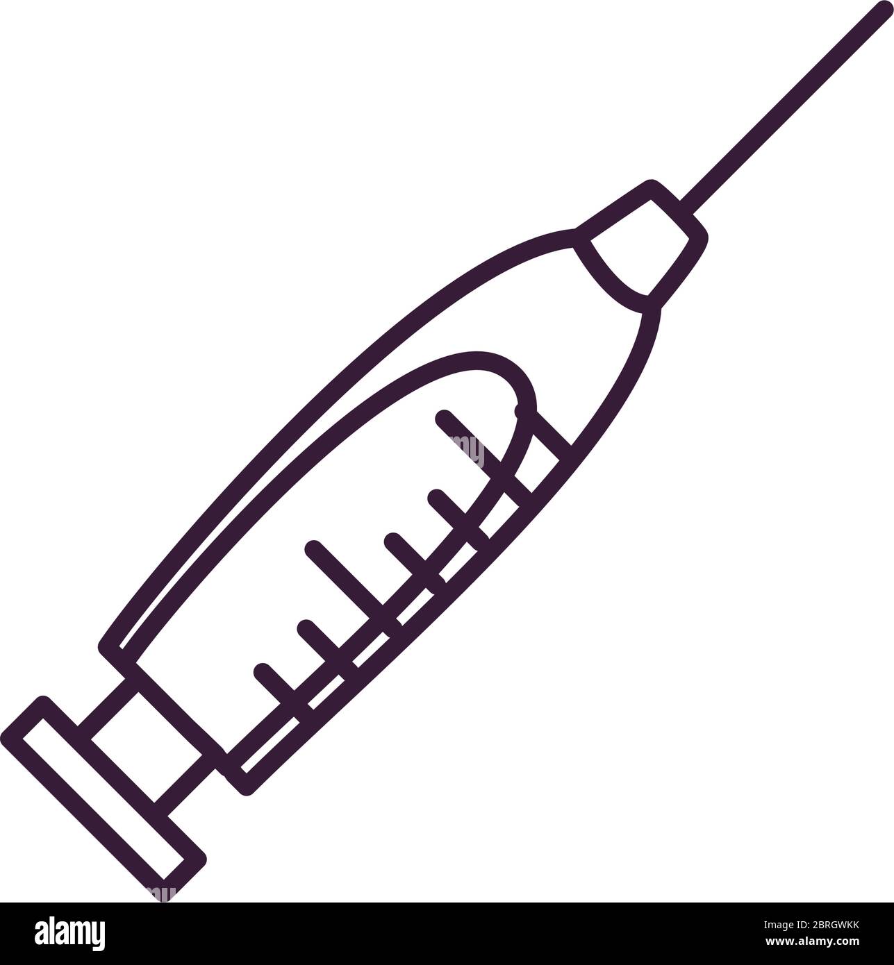 injection line style icon design of Medical care health and emergency ...