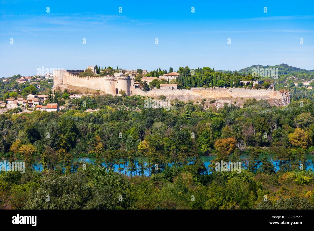 The Fort Saint Andre is a medieval fortress in Avignon city southern ...