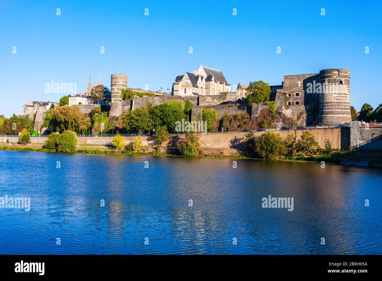 Chateau Angers is a castle in Angers city in Loire Valley, western in ...