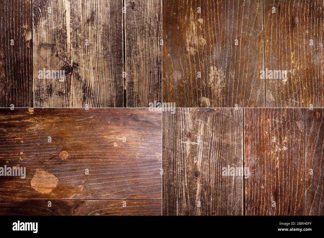 Collection of images with old scratched oak table top. Old oak table ...