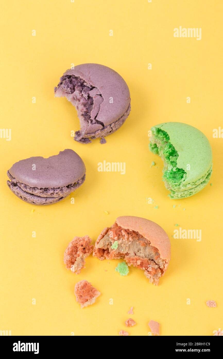 Bite macaroons hi-res stock photography and images - Alamy