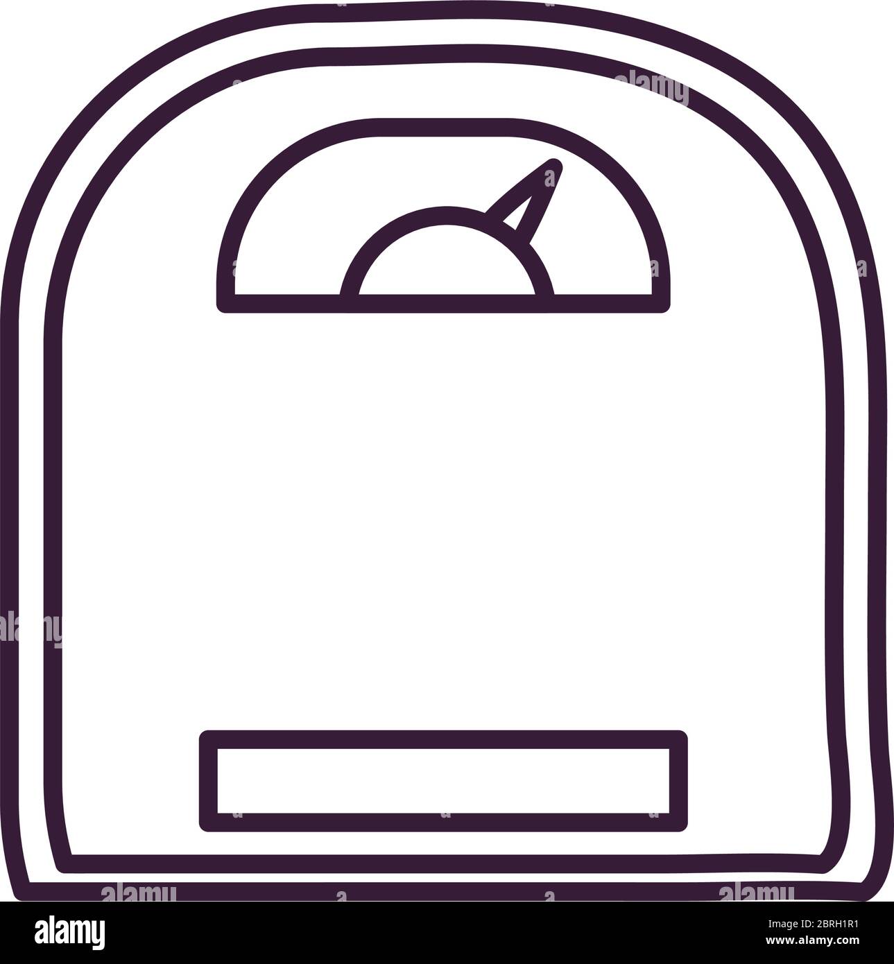 Scale line style icon design of Medical care health and emergency theme ...