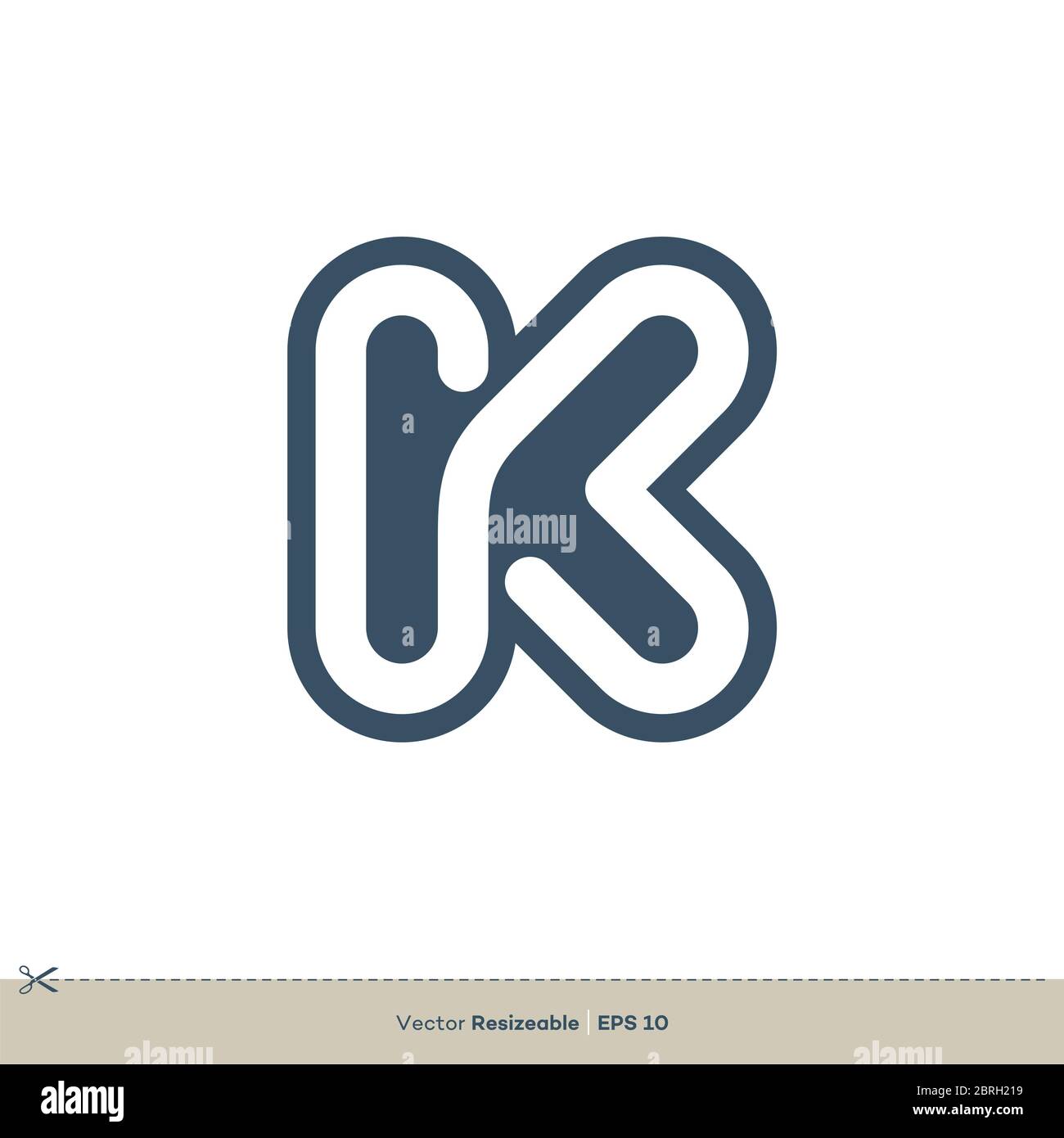 Letter K vector Logo Template Illustration Design. Vector EPS 10 Stock ...