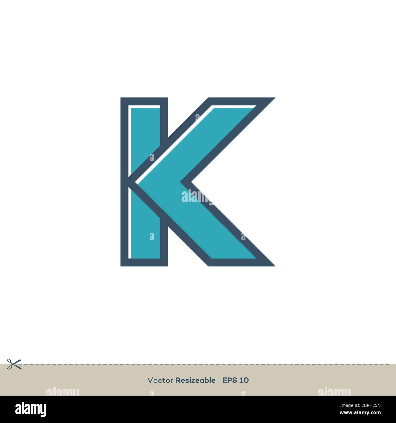Letter K vector Logo Template Illustration Design. Vector EPS 10 Stock ...