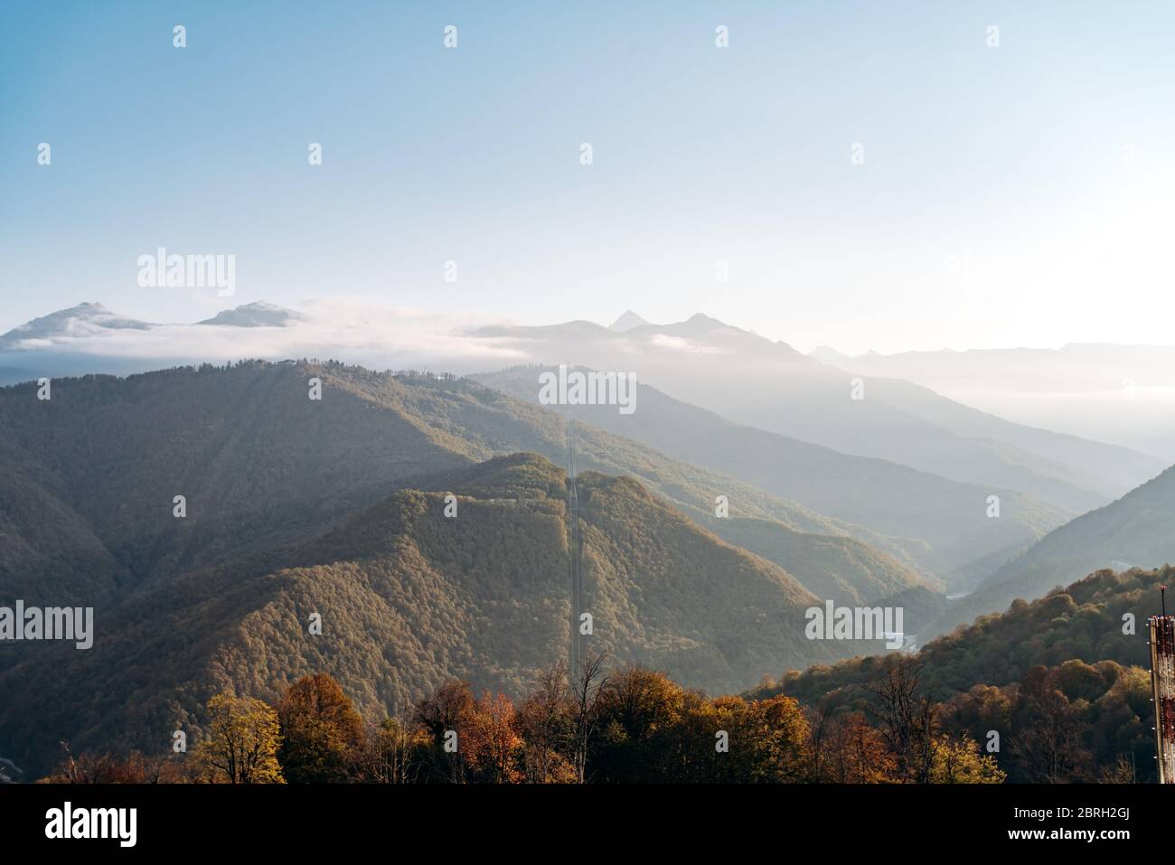 Charming views over the years. Beautiful view of the mountain landscape ...