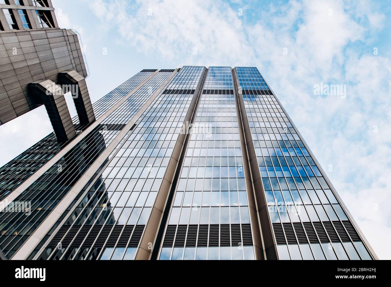 Modern beautiful skyscrapers on a beautiful sky background Stock Photo ...