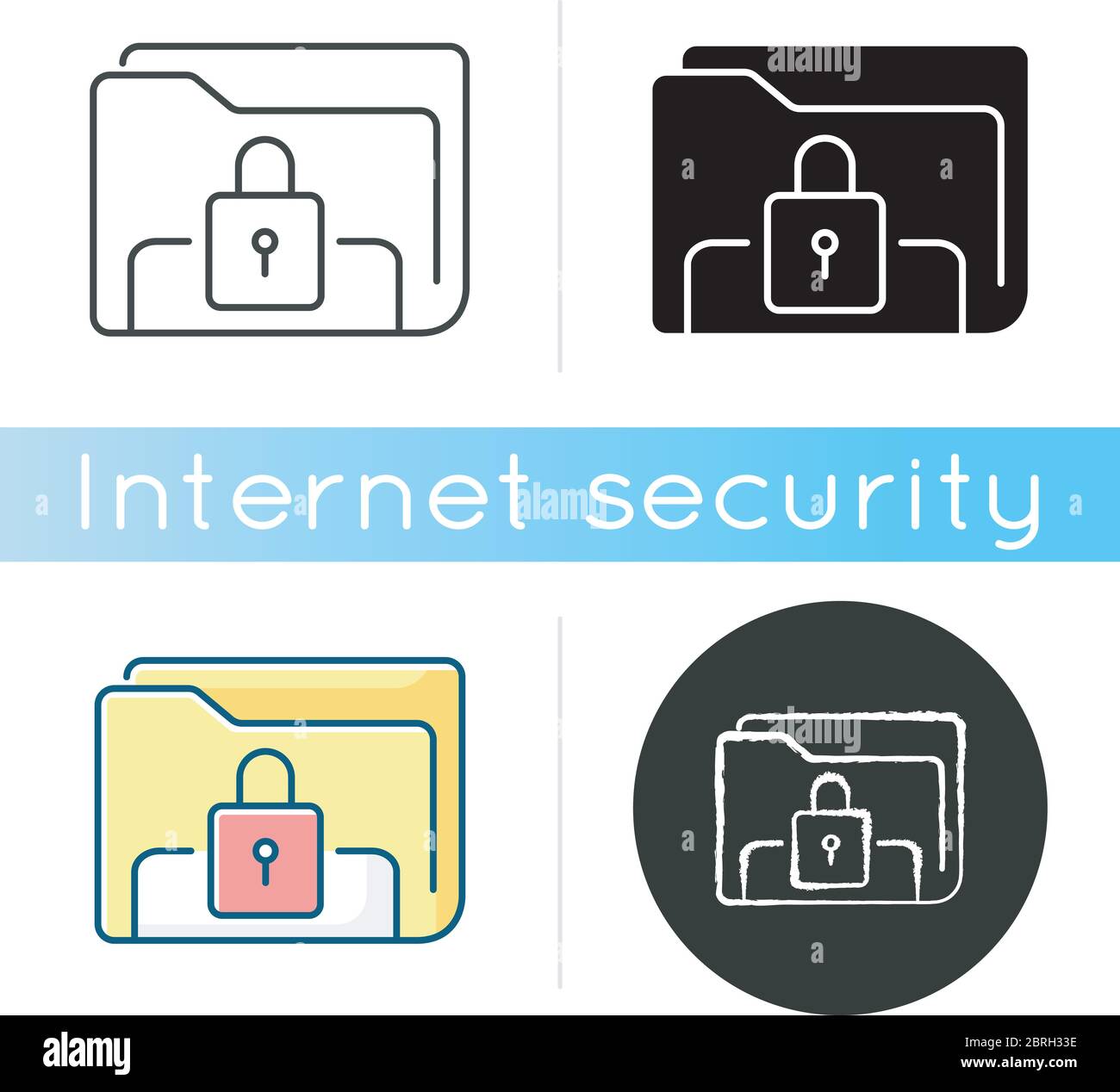 Documents security icon Stock Vector Image & Art - Alamy