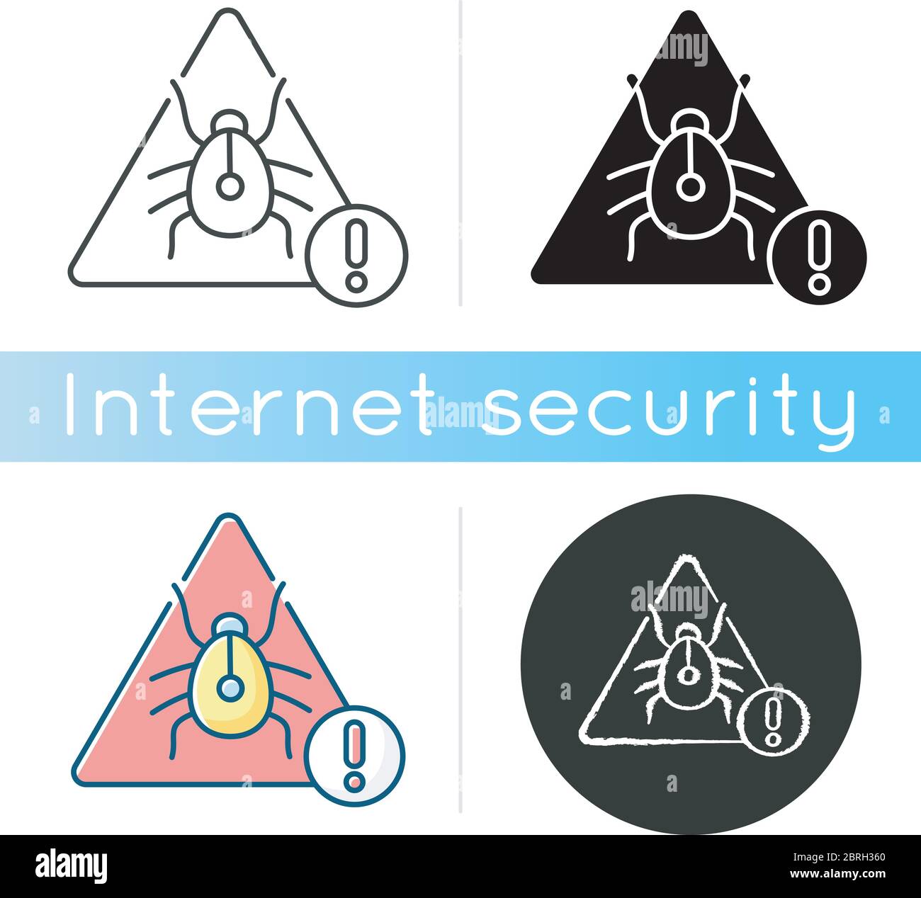 Virus protection line glyph Stock Vector Images - Alamy