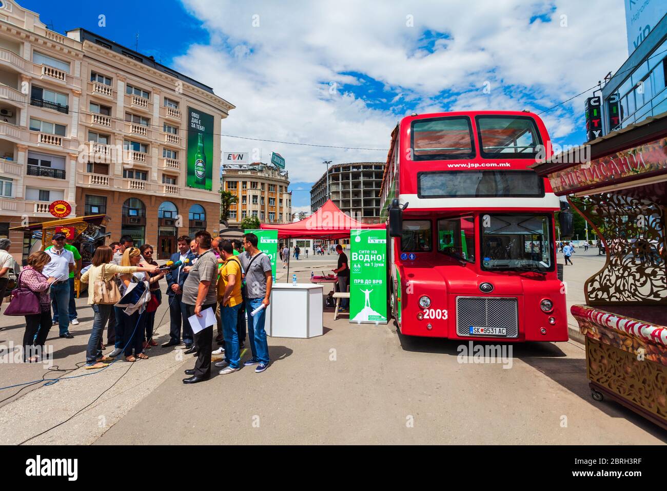 Macedonian public transport hi-res stock photography and images - Alamy
