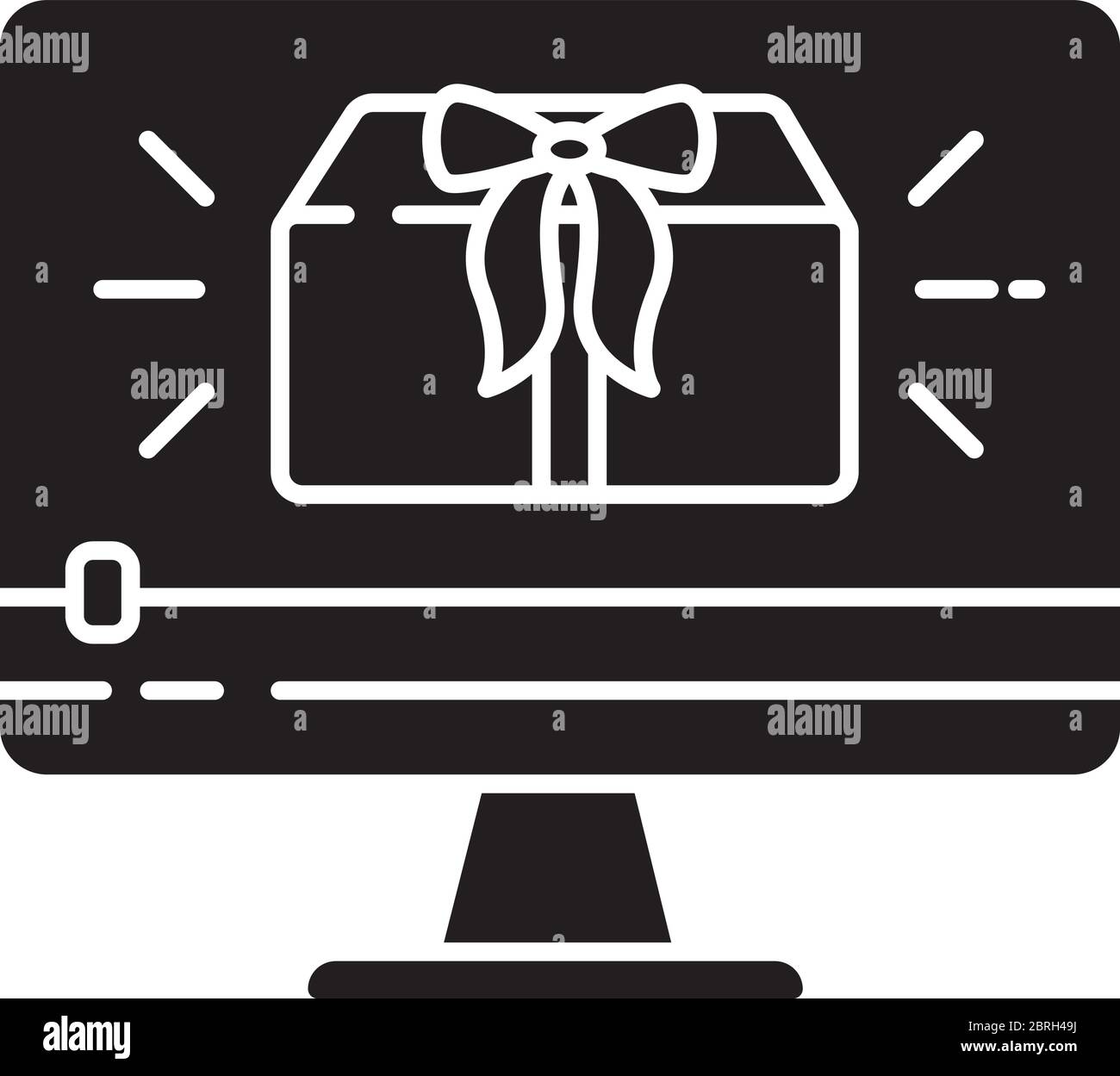 Unboxing video black glyph icon Stock Vector Image & Art - Alamy