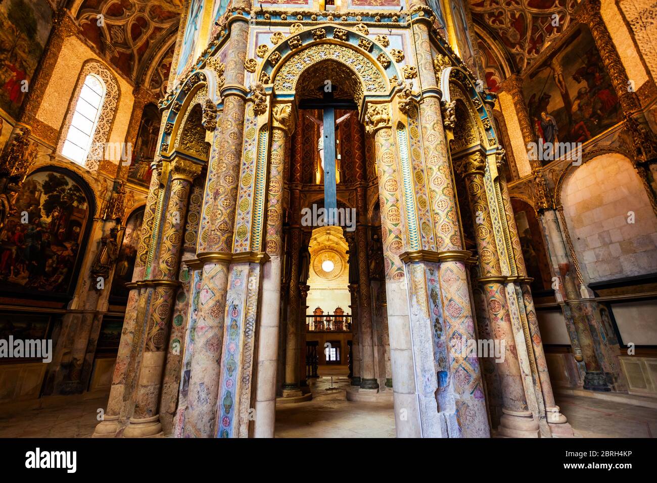 TOMAR, PORTUGAL - JUNE 28, 2014: The Convent of the Order of Christ ...