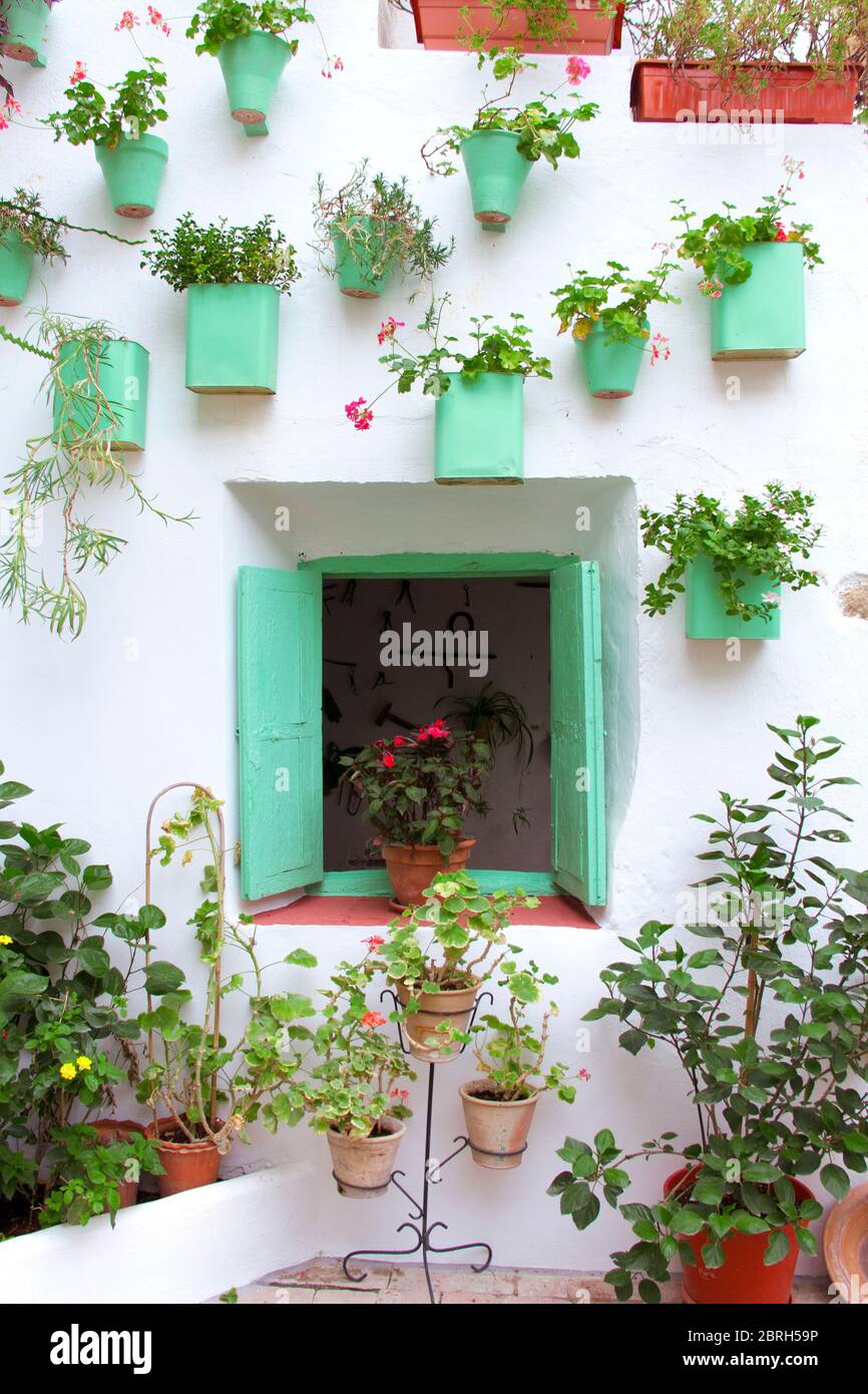Typical andalusian courtyard hi-res stock photography and images - Alamy