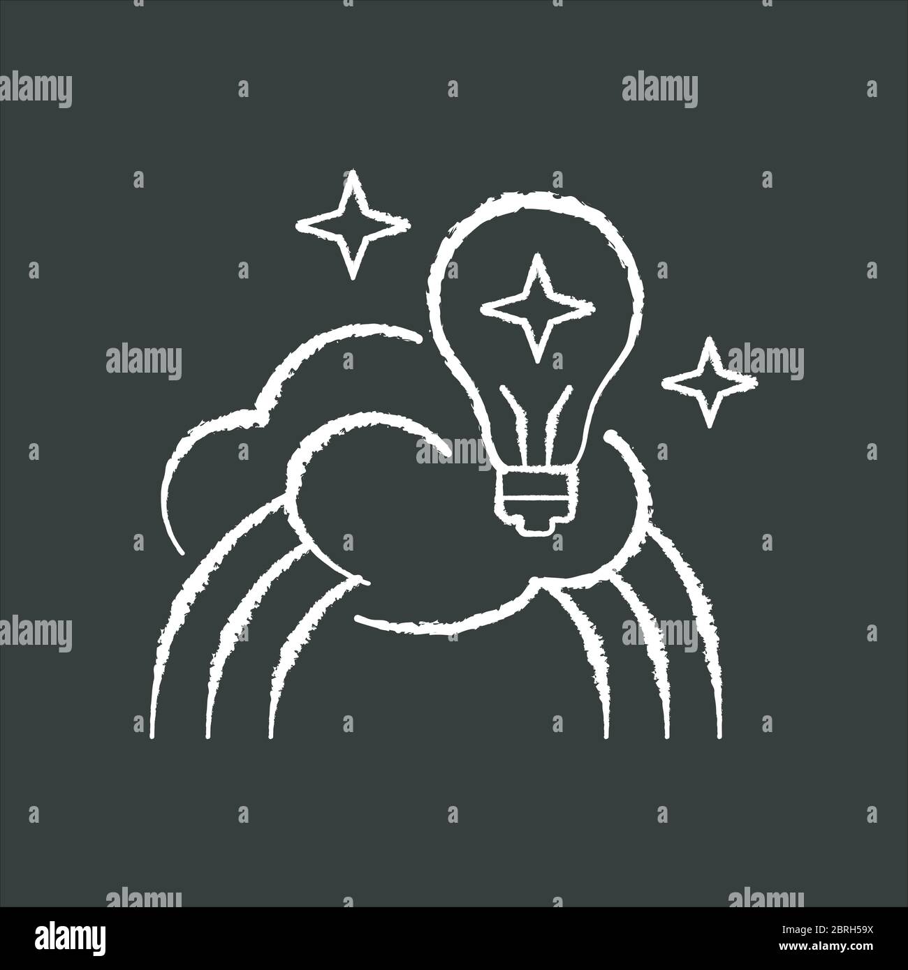 Rainbow drawn chalk Black and White Stock Photos & Images - Alamy