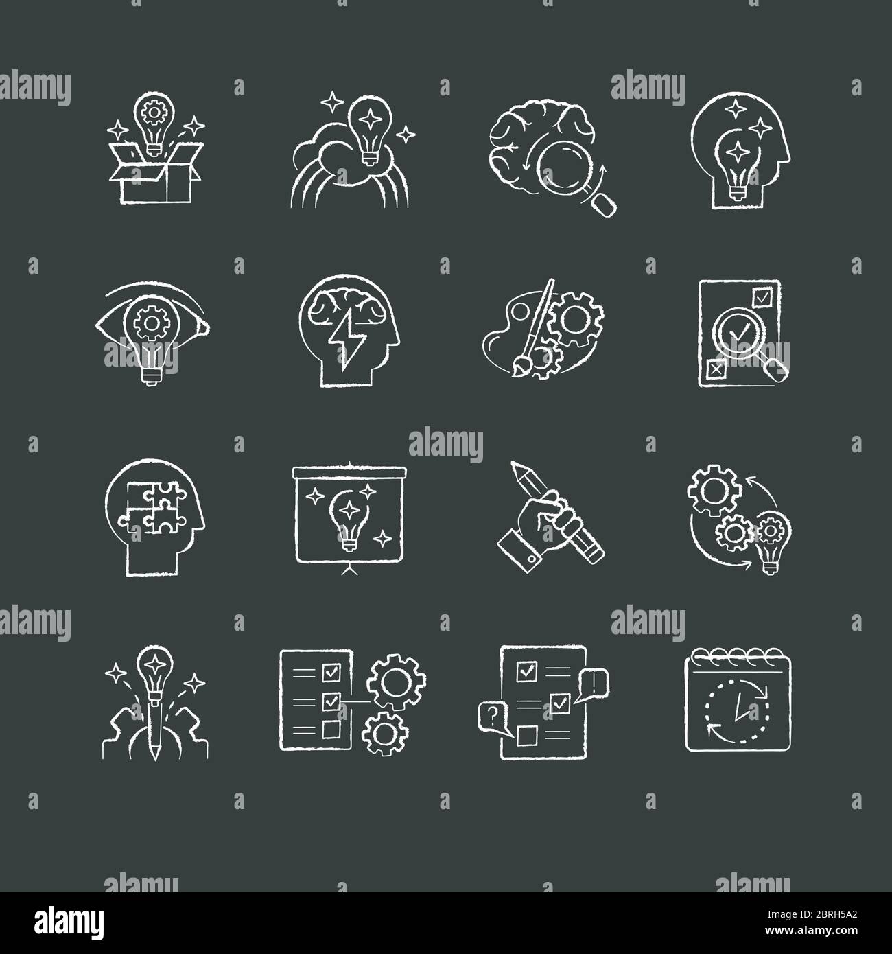 Icon creativity logical Black and White Stock Photos & Images - Alamy