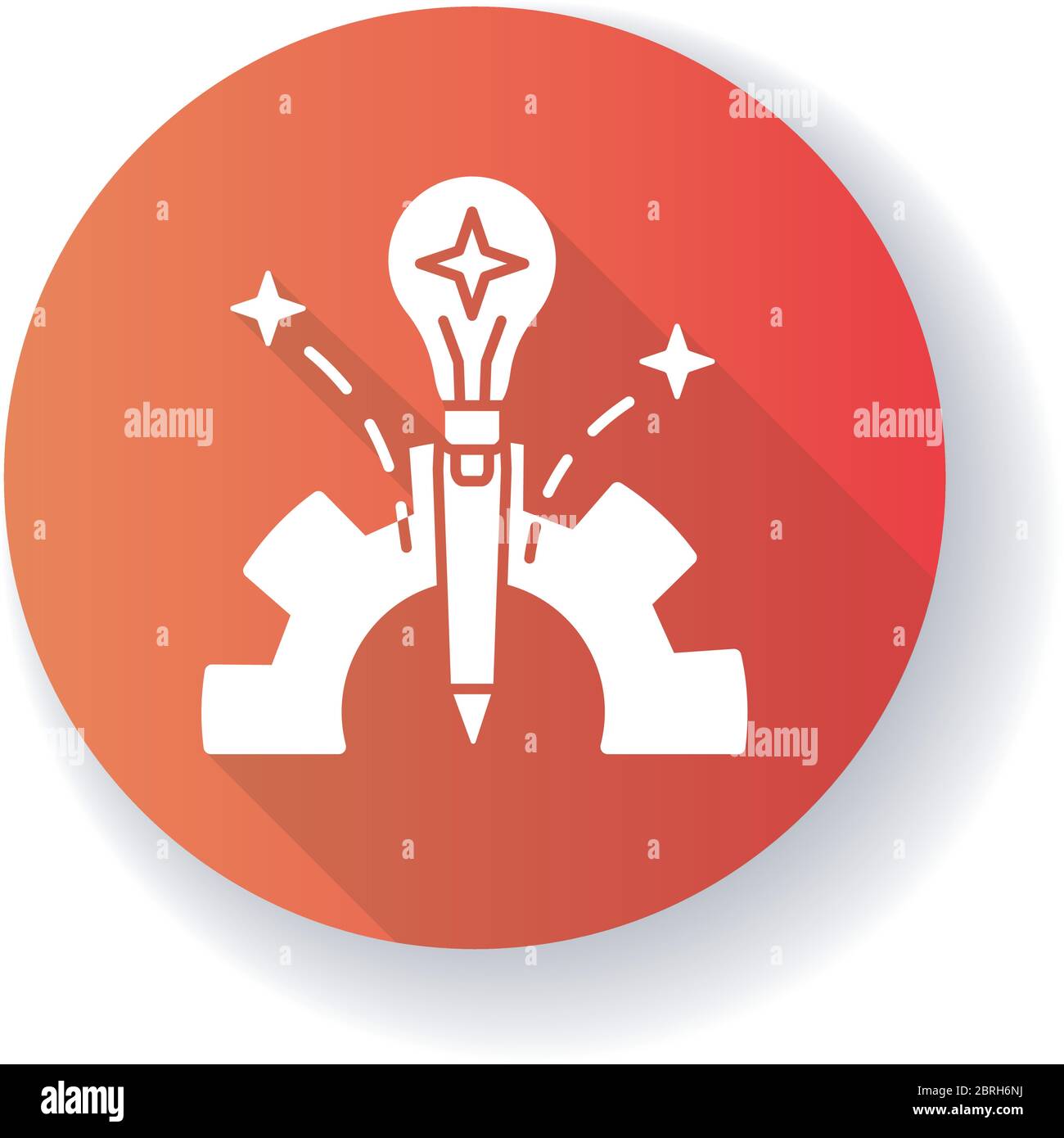 Experiment red flat design hi-res stock photography and images - Alamy